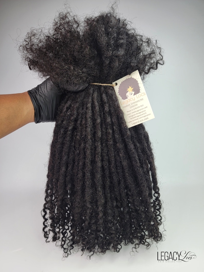 Fusion Loc Extensions Handmade 100% Human Hair (10 Locs per Bundle) - Etsy