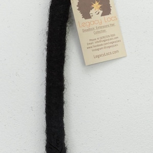 Wick Loc Extensions Handmade 100% Human Hair (1 WICK per Bundle Listing ...