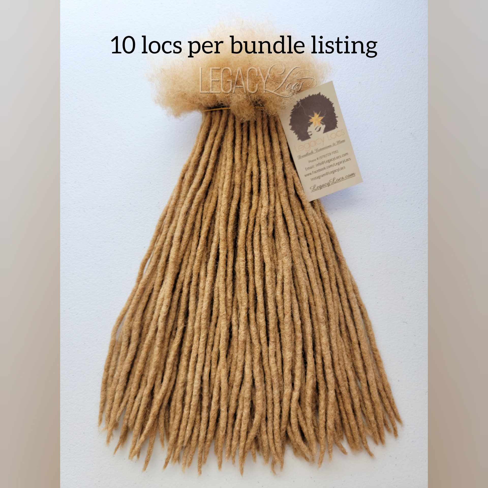 Standard Loc Extensions color 27 100% Human Hair10 Locs - Etsy