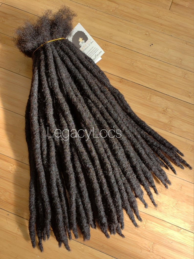 Standard Loc Extensions Handmade 100% Human Hair | Etsy