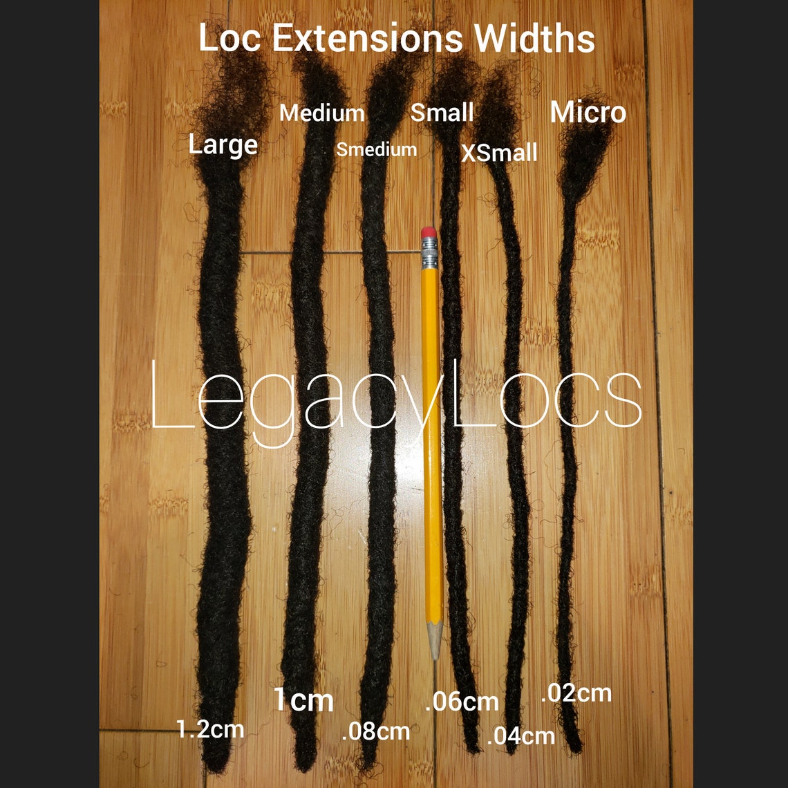 100 Locs Bundle Standard Loc Extensions 100% Human Hair - Etsy
