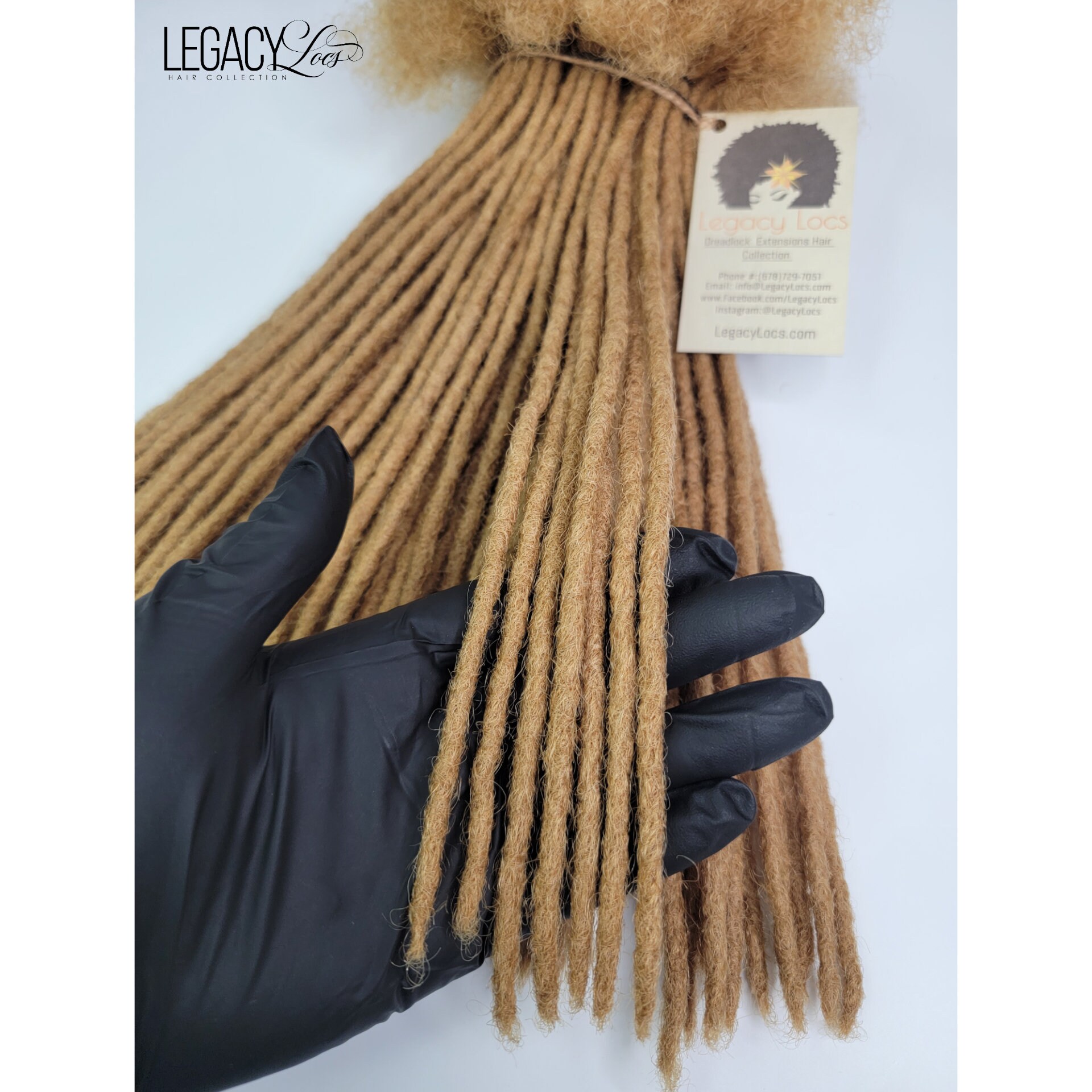 Standard Loc Extensions color 27 100% Human Hair10 Locs - Etsy