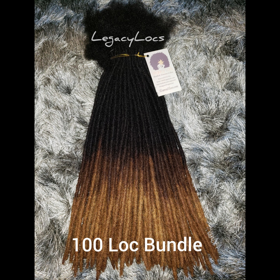 100 Locs Bundle Standard Loc Extensions 100% Human Hair | Etsy