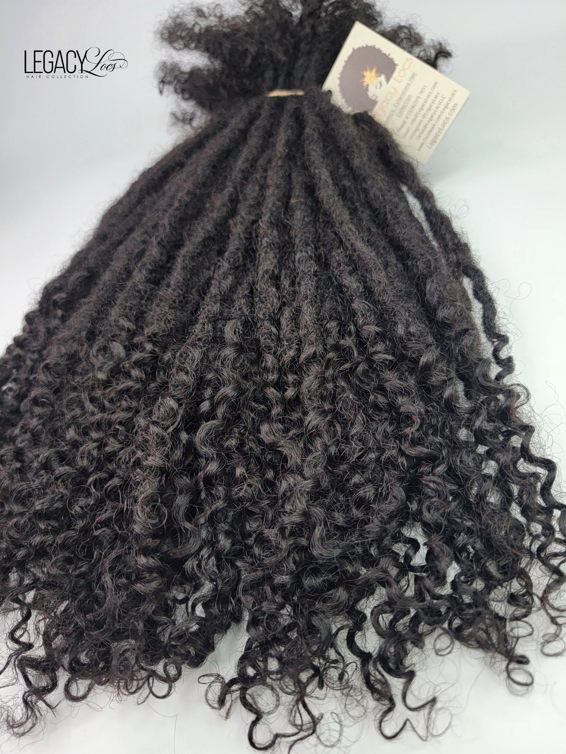 Fusion Loc Extensions Handmade 100% Human Hair (10 Locs per Bundle) - Etsy