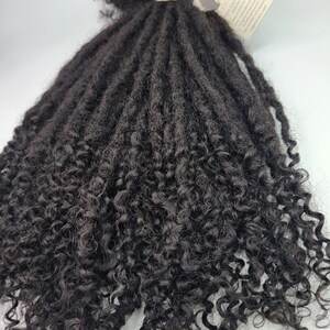 Fusion Loc Extensions Handmade 100% Human Hair (10 Locs per Bundle) - Etsy