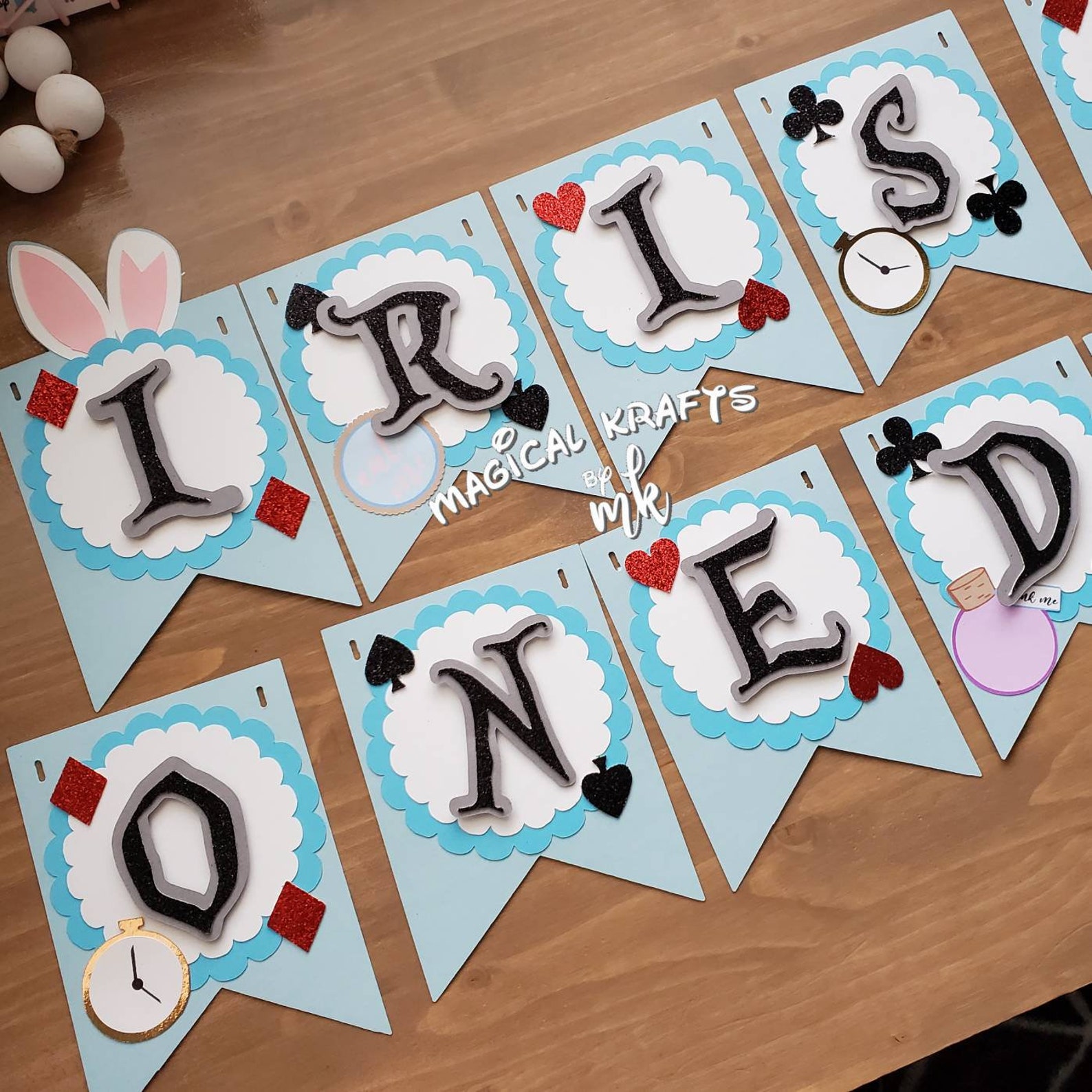 Alice Banner: 3D customize | Etsy