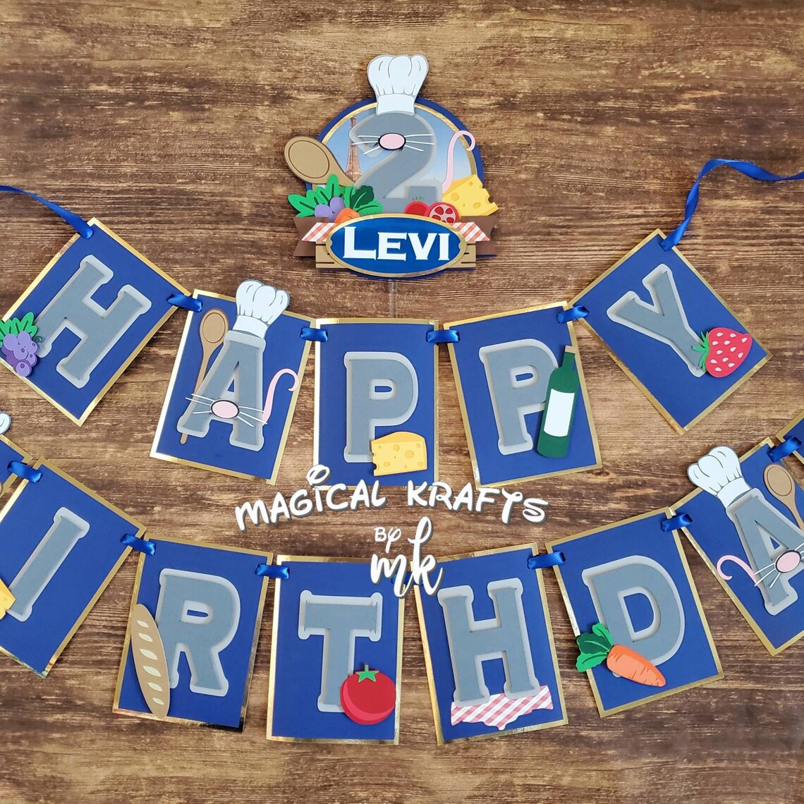 Little Chef Cake Topper: 3D customize - Etsy