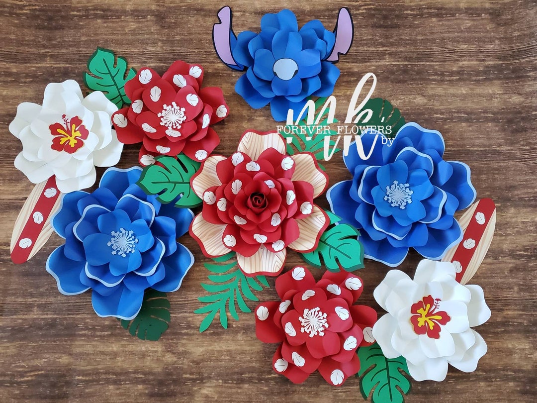 Stitch Flowers: 8-9 Pc Set - Etsy
