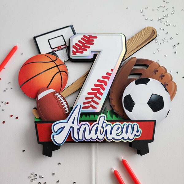 Baseball Cake Topper - Etsy