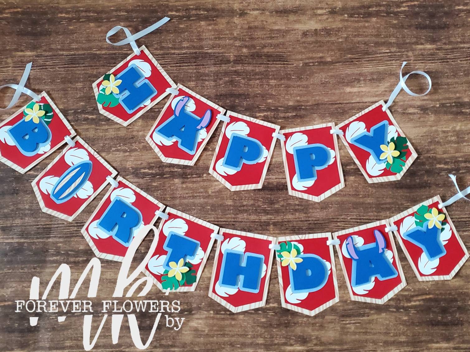 Stitch Banner: 3D customize - Etsy