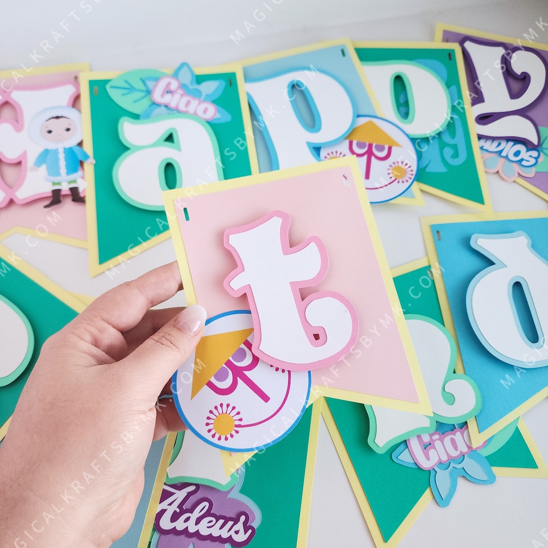 Small World Banner: 3D (customize) - Etsy