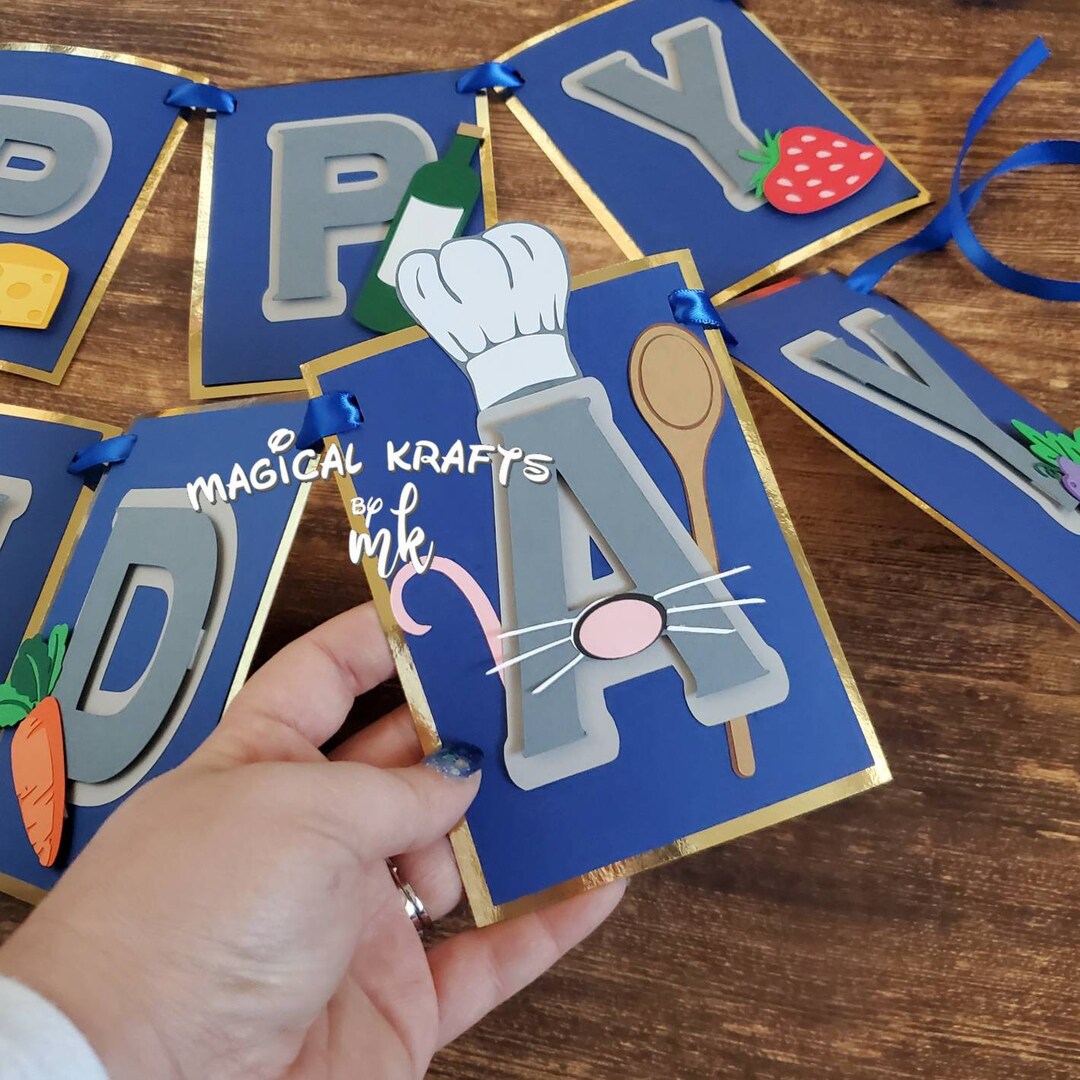 Little Chef Banner: 3D customize - Etsy