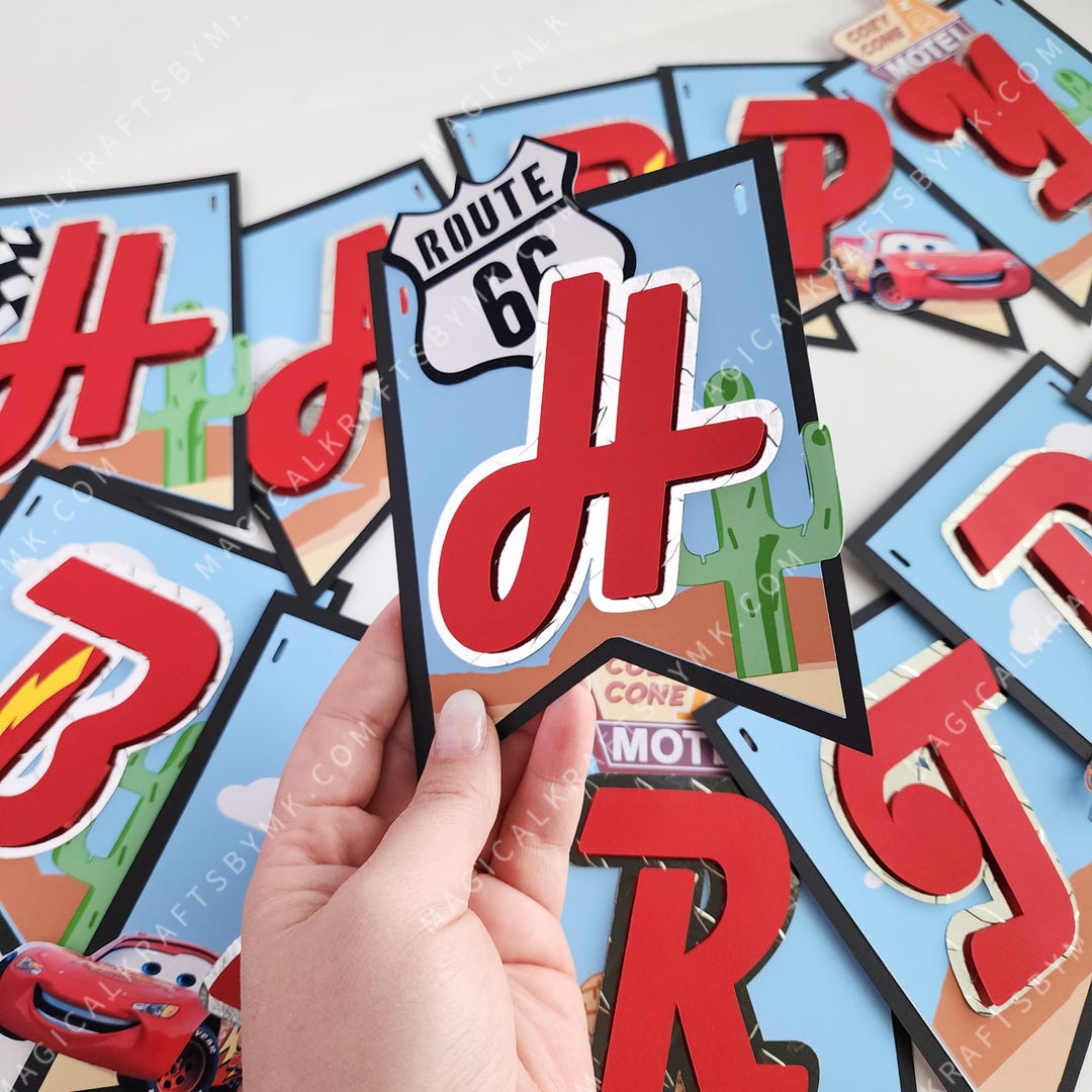 Route 66 Banner: 3D (customize) - Etsy
