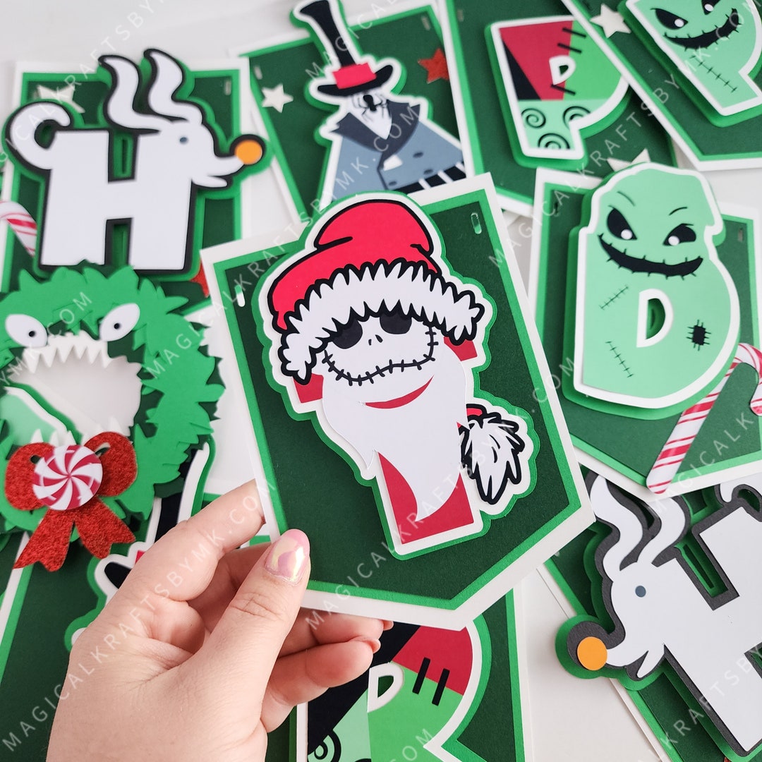 Sandy Claws Banner: 3D (customize) - Etsy