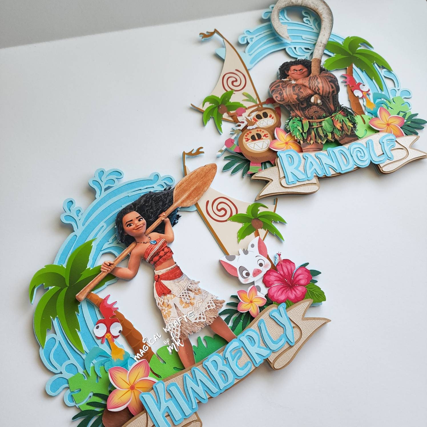 Moana de Motunui Cake Topper: 3D Personalizar - Etsy México
