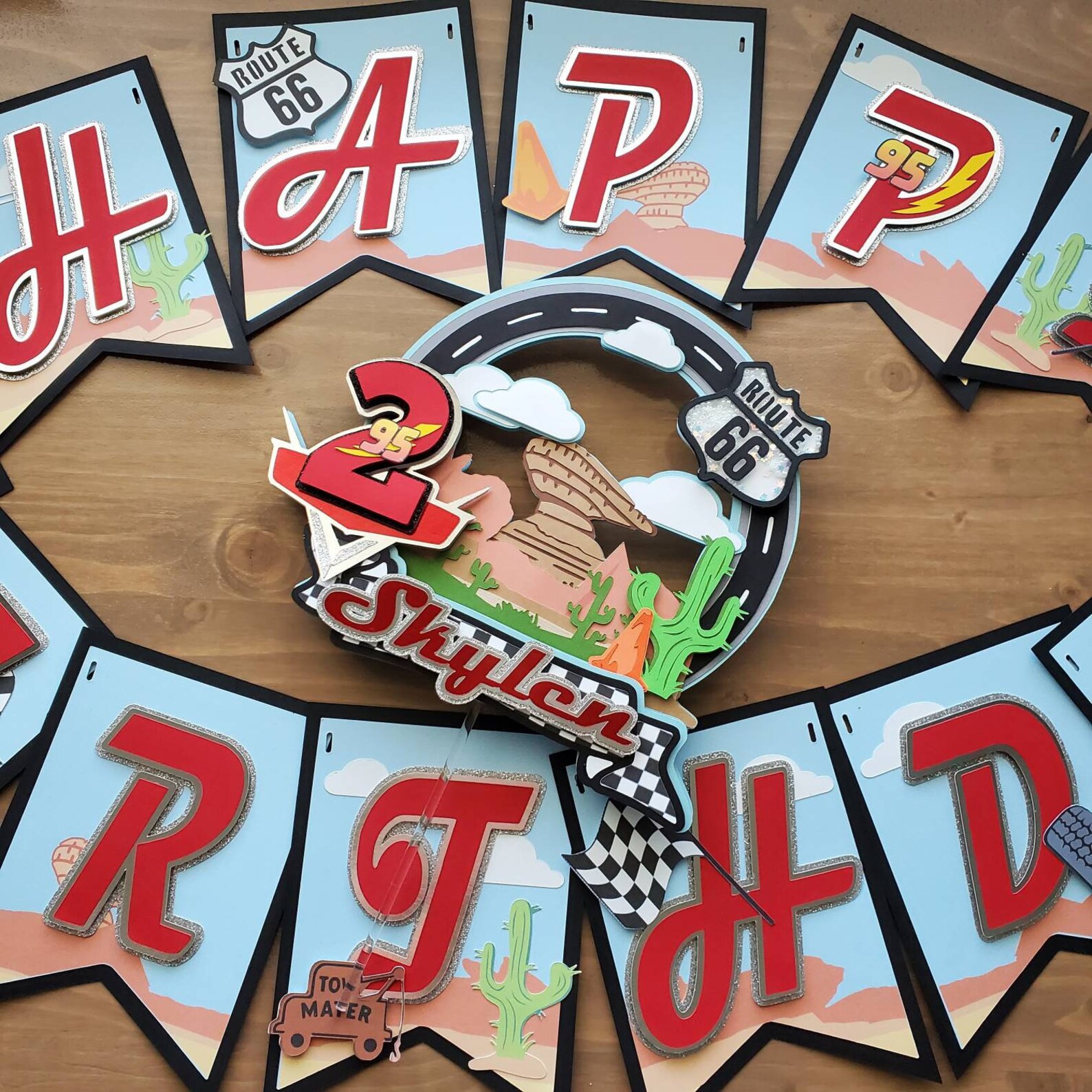 Route 66 Banner: 3D customize - Etsy