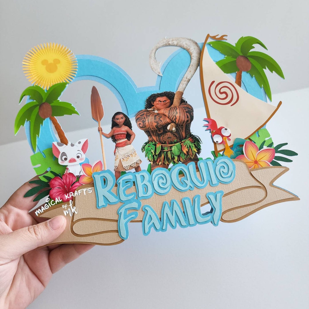 Moana Door Sign: 3D (customize) - Etsy