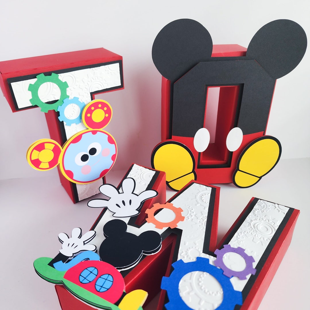 Oh Toodles 3D Letters customize 7 Cardstock Letters - Etsy