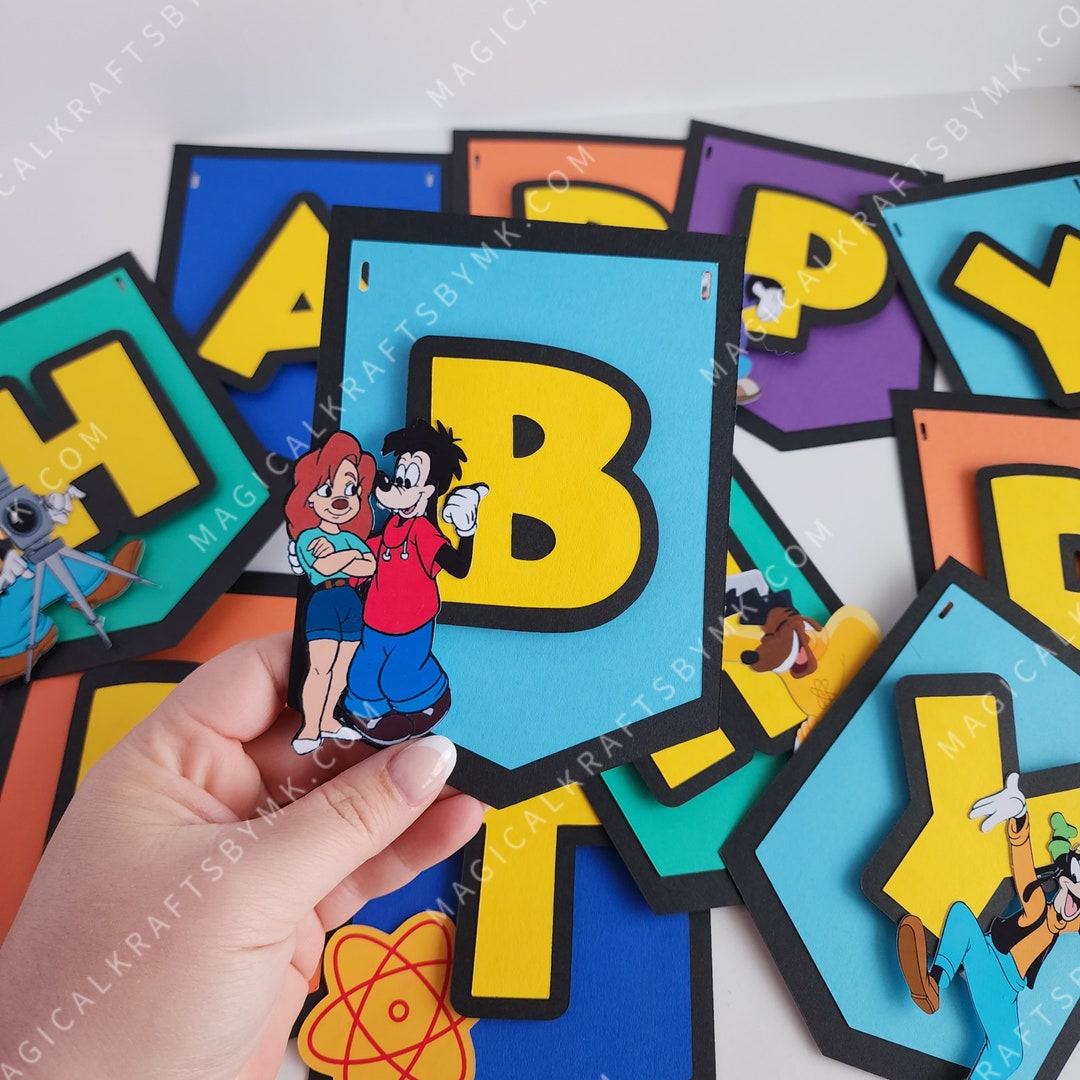 Goof Movie Banner: 3D (customize) - Etsy