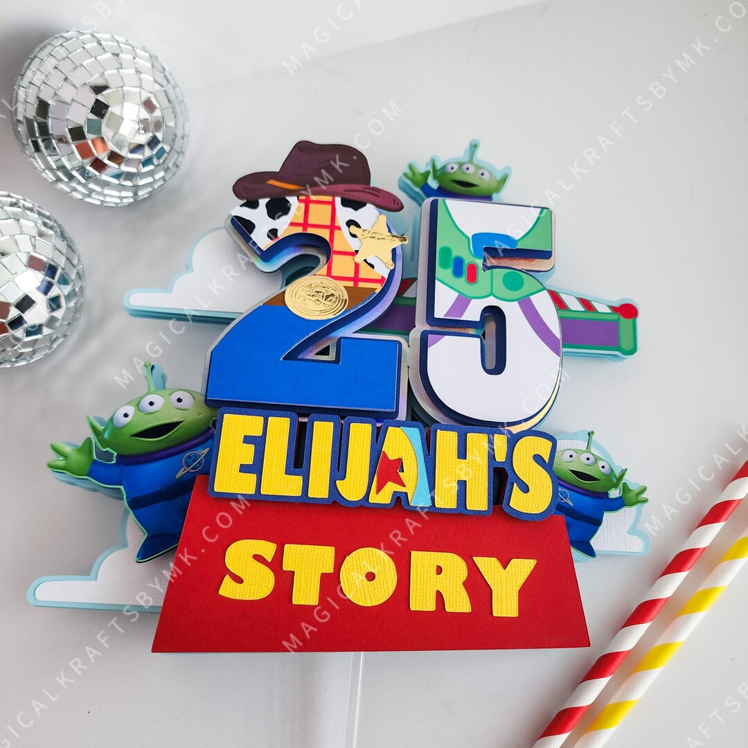 Toy Roundup Cake Topper: 3D (customize) - Etsy