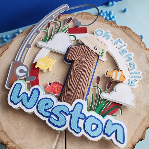 Fish Cake Topper - Etsy