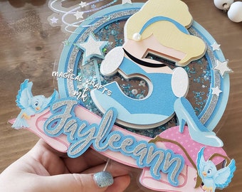 Wonderland Cake Topper: 3d/shaker customize - Etsy
