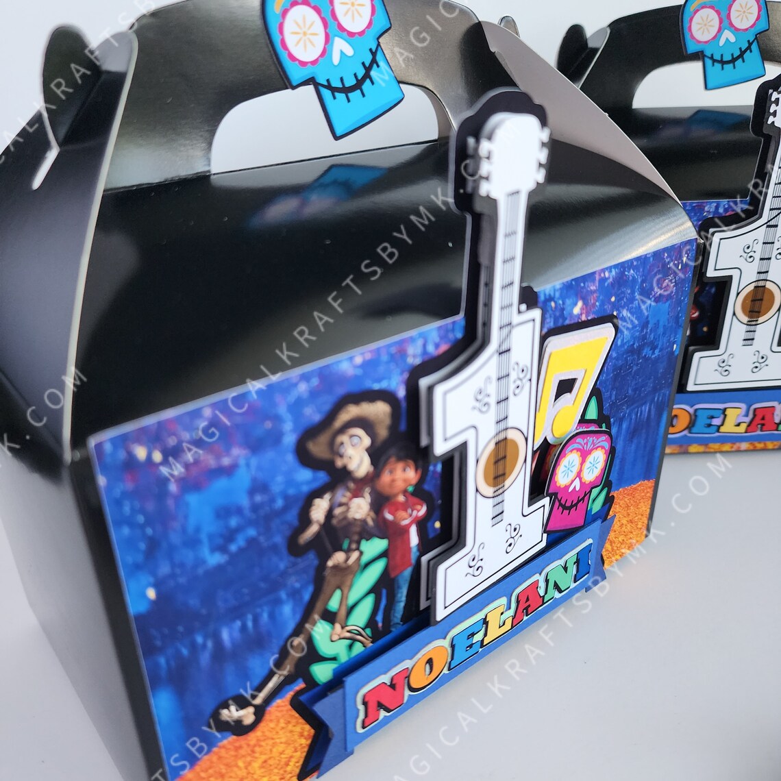 Coco Favor Boxes: 3D (customize Colors, Age and Name) - Etsy