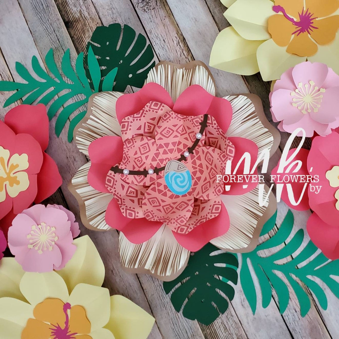 Moana Flowers: 11 Pc Set - Etsy