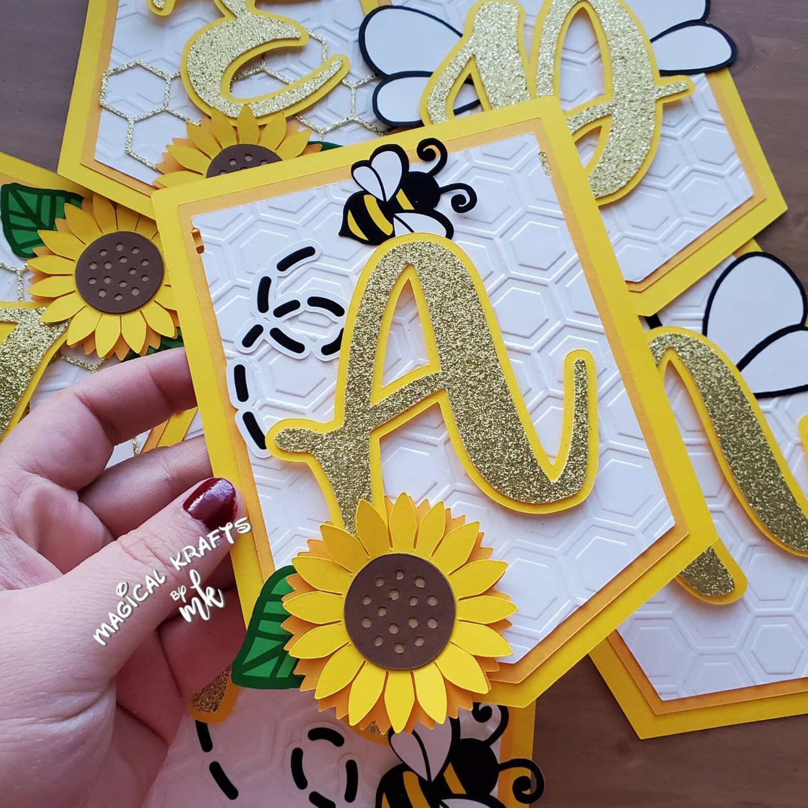 Honey Bee Banner: 3D customize - Etsy