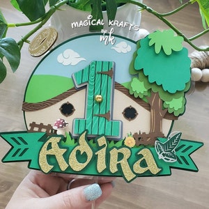 The Shire Cake Topper: 3D (customize) - Etsy