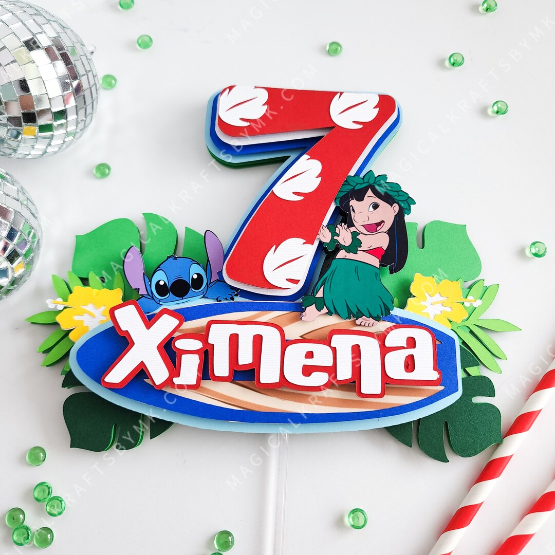 Ohana Cake Topper: 3D (customize) - Etsy