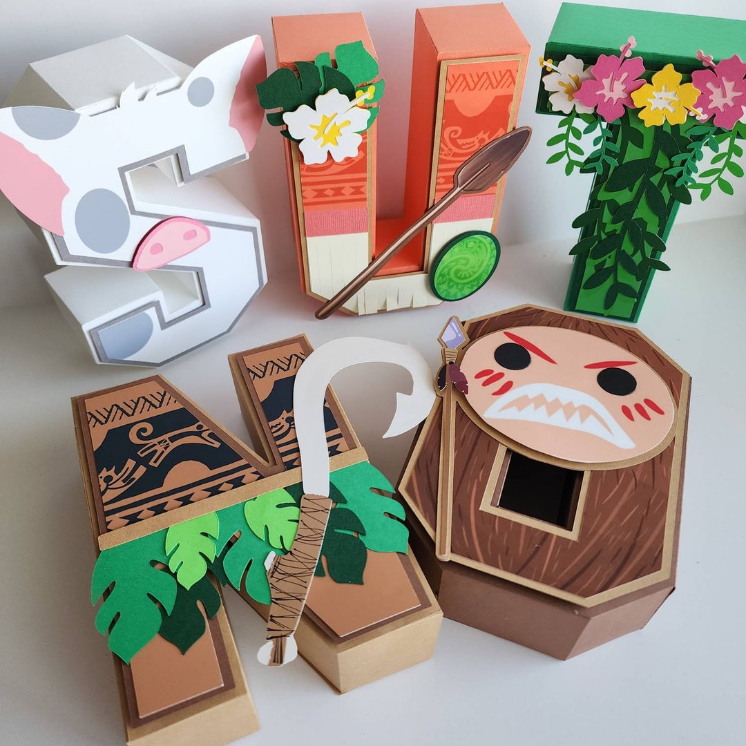 Wayfinder 3D Letters/numbers customize 7 Cardstock Letters - Etsy