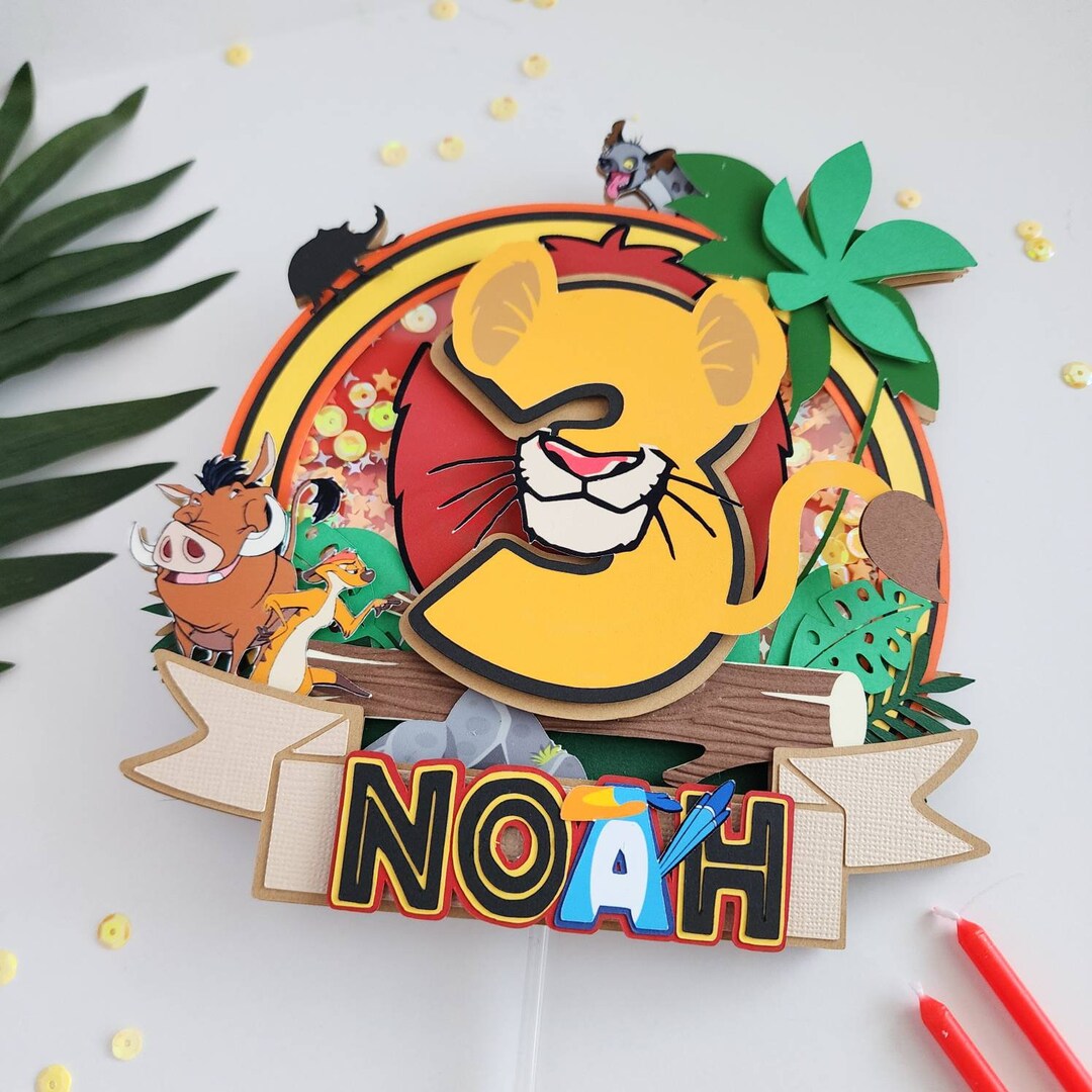 Pride Land Cake Topper: 3D (customize Character/ Colors) - Etsy