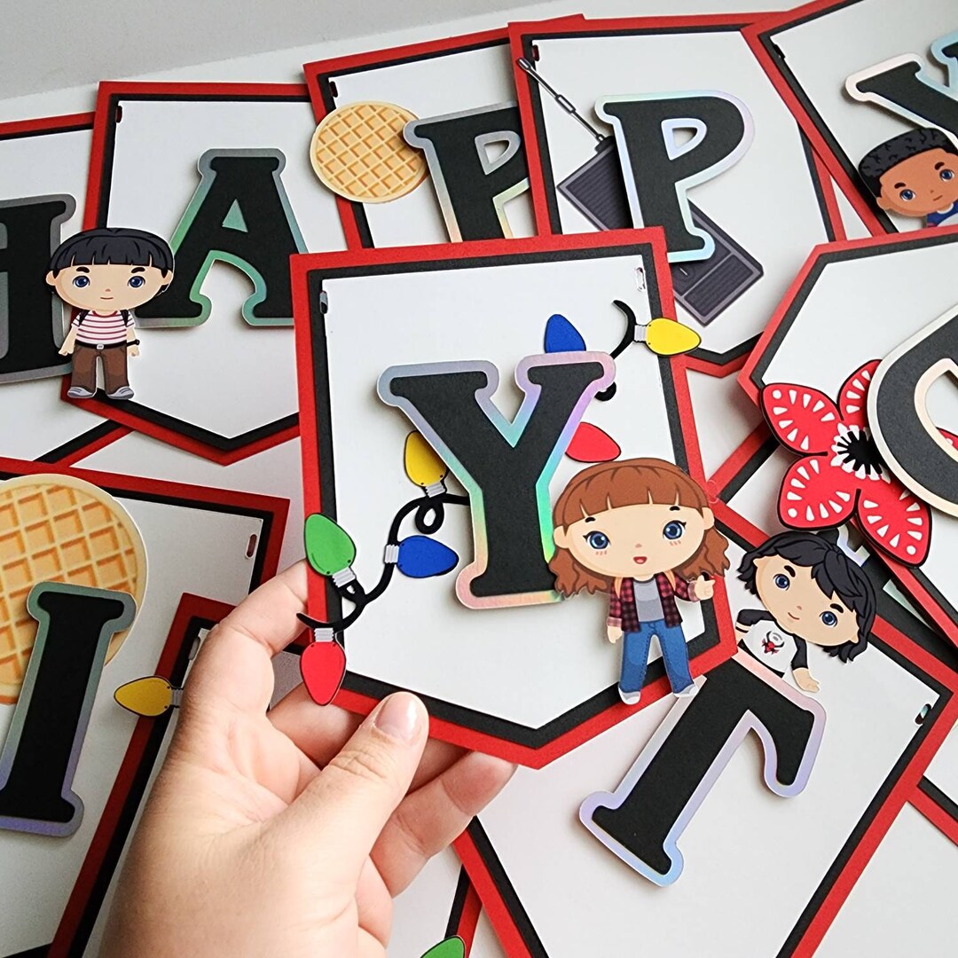 The Upside Down Banner: 3D (customize) - Etsy