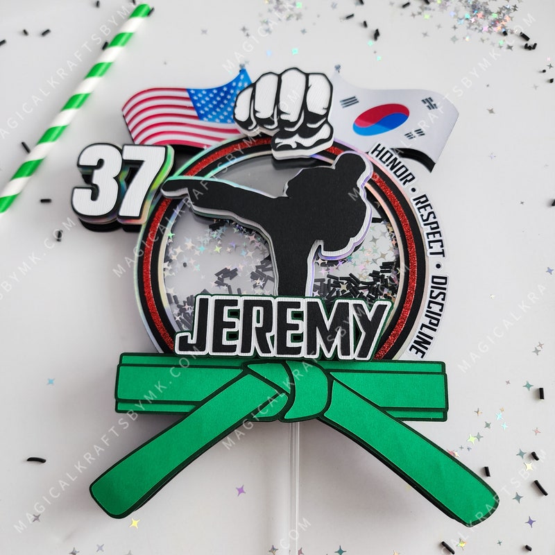 Karate Cake Topper - Etsy