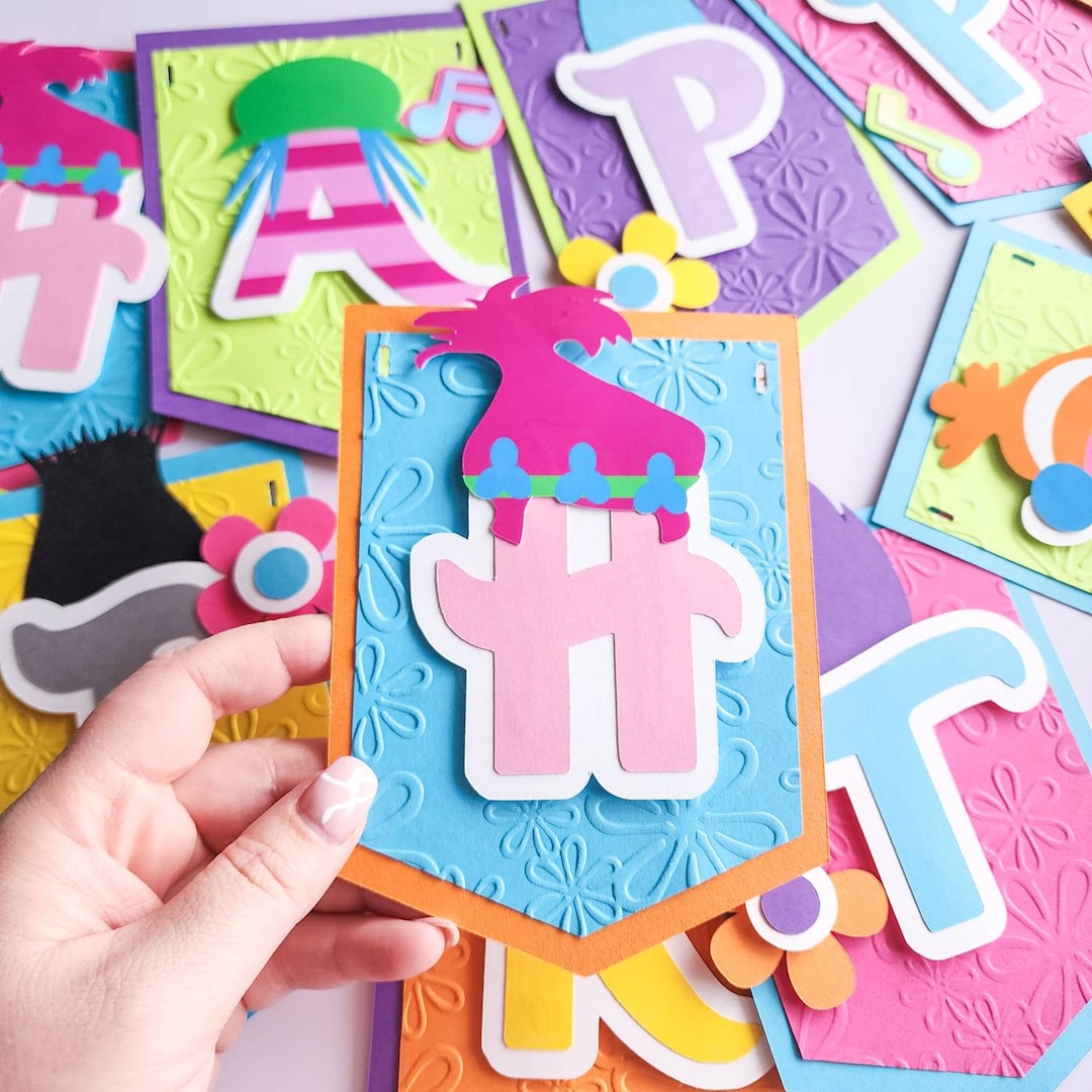 Poppy Banner: 3D (customize) - Etsy