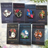 Heart Mini Pin | I Ship It! Fanfic Pin Collection - Etsy