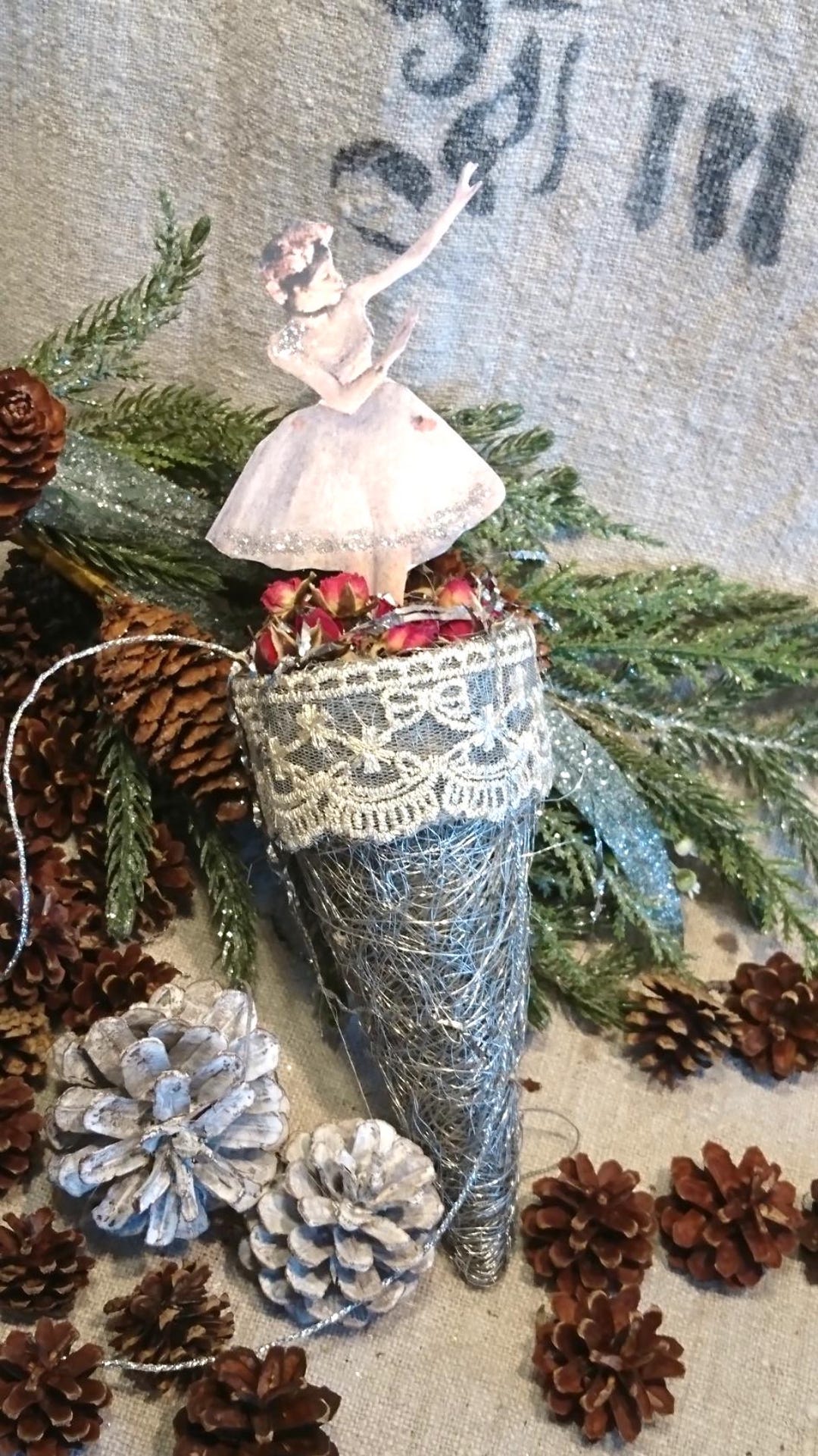 A Wonderfully Beautiful Cone With a Ballerina Silhouette. Made ...