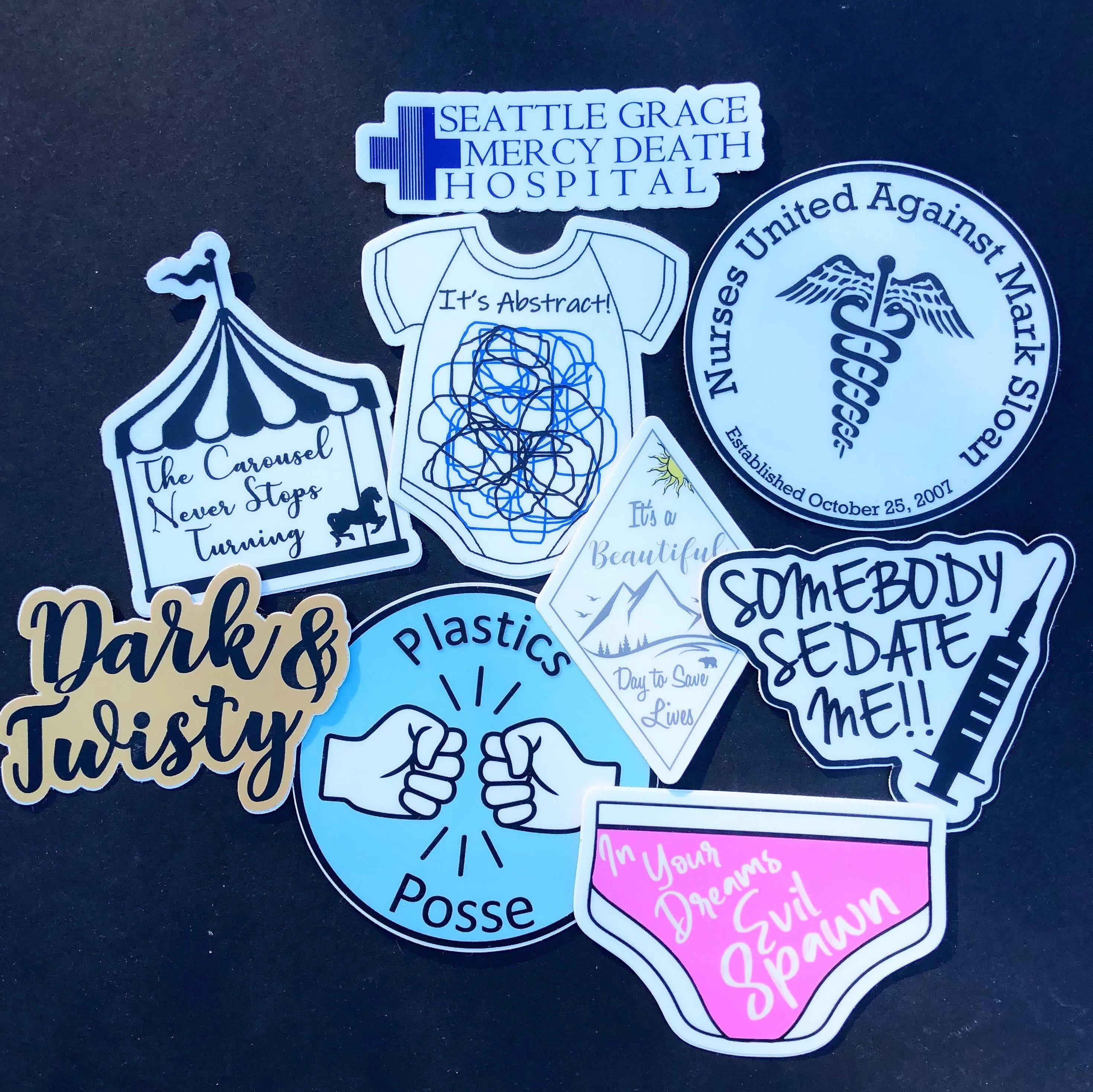 Grey’s Anatomy Stickers - Etsy