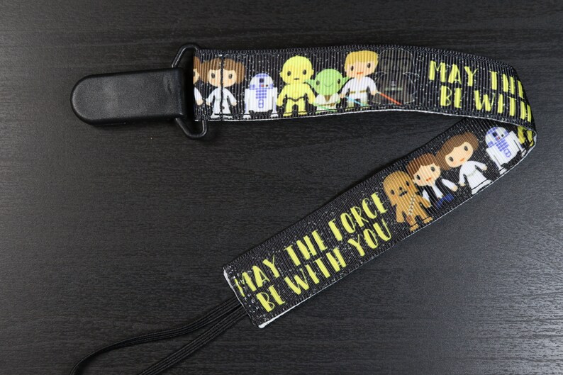Pacifier Clip: Star Wars the Force Yoda Ewoks Jedi Mickey - Etsy