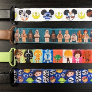 Pacifier Clip: Star Wars Chibi Tsum Tsum R2D2 BB-8 Chewie Luke Leia ...