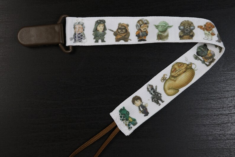 Pacifier Clip: Star Wars the Force Yoda Ewoks Jedi Mickey - Etsy