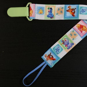 Pacifier Clip: Disney Winnie the Pooh - Pooh Bear Eeyore Tigger Piglet ...