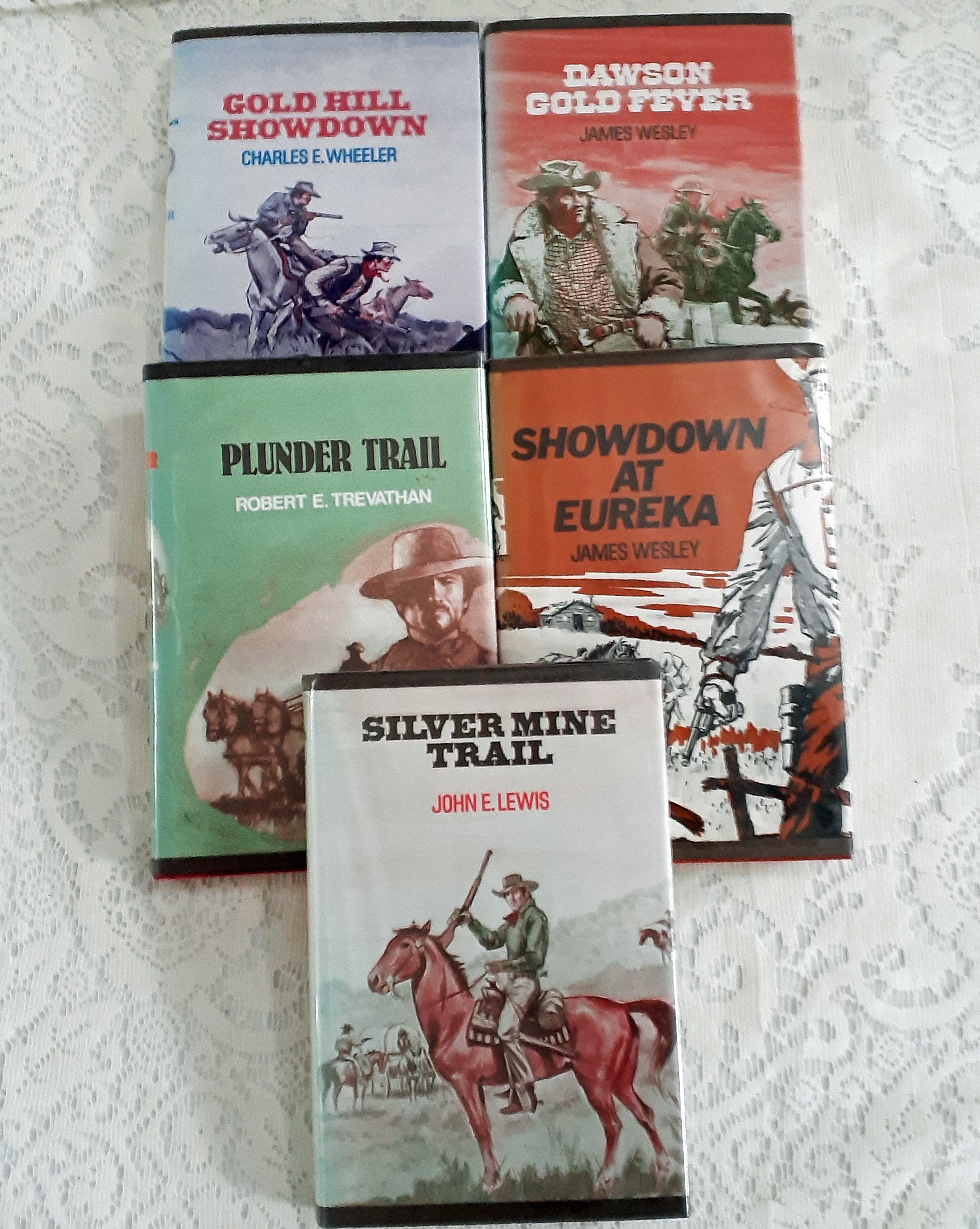 5-vintage Western Theme Books From 1980s (670) - Etsy