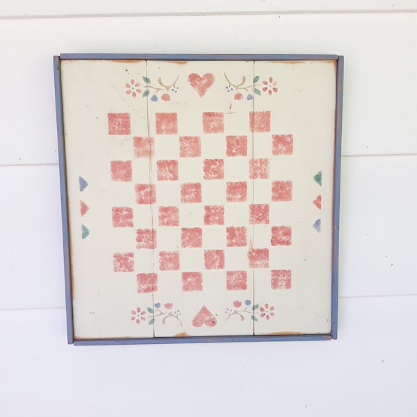 Wood Checker Board - Etsy