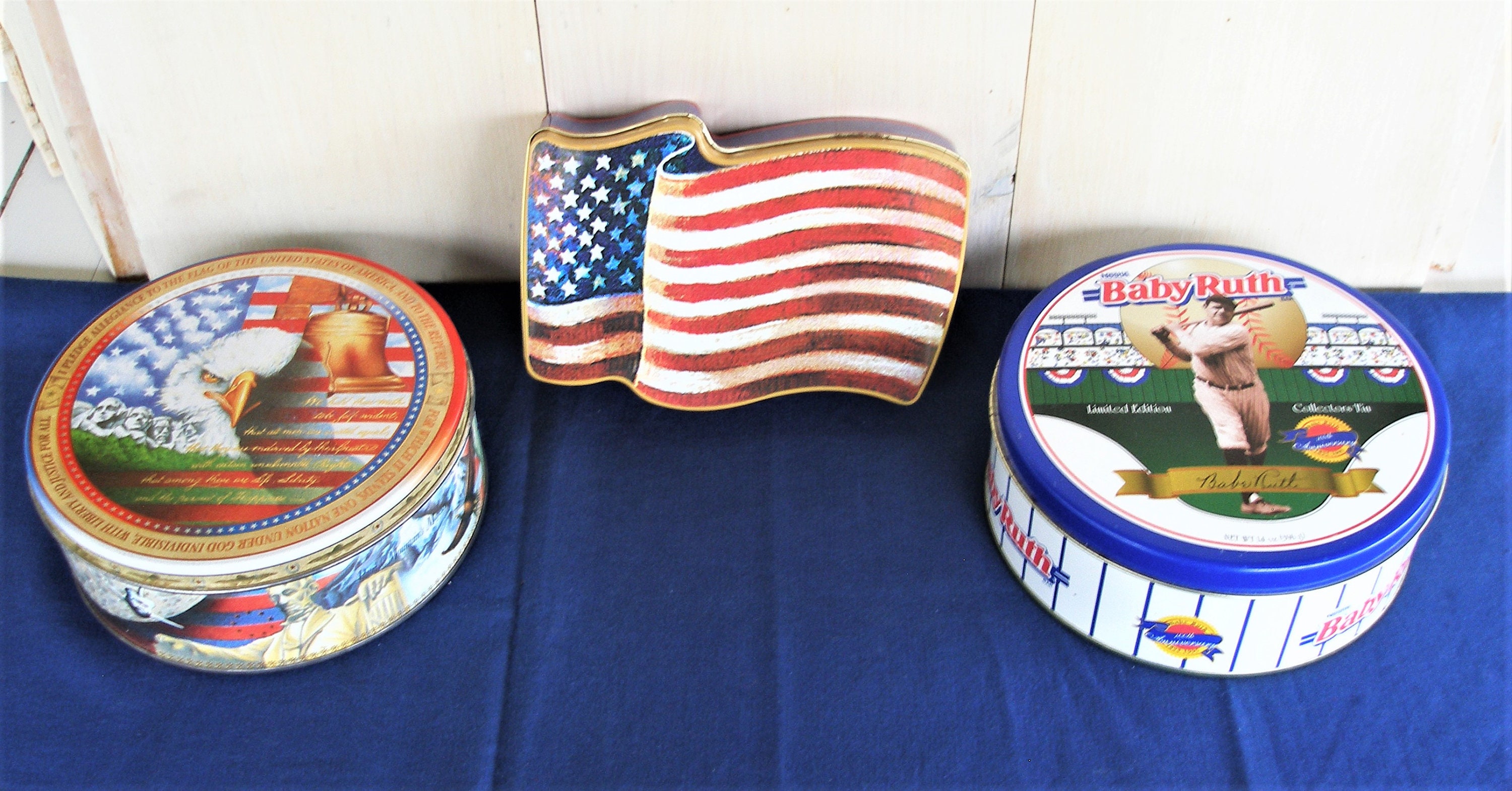 3 Patriotic Tin Set (275) - Etsy
