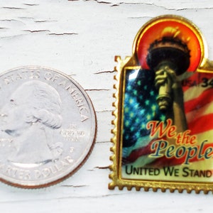 United We Stand Statue of Liberty 34 Cent Pin (225) - Etsy