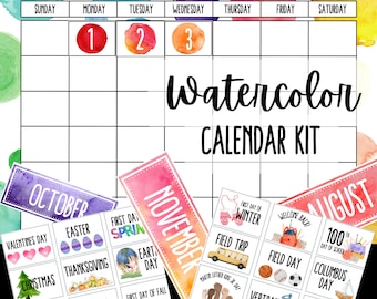 Farmhouse Calendar Display Boho Farmhouse Classroom Theme - Etsy