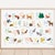 Woodland Animal Alphabet / Nursery Decor / Hunter Baby / Playroom Wall ...