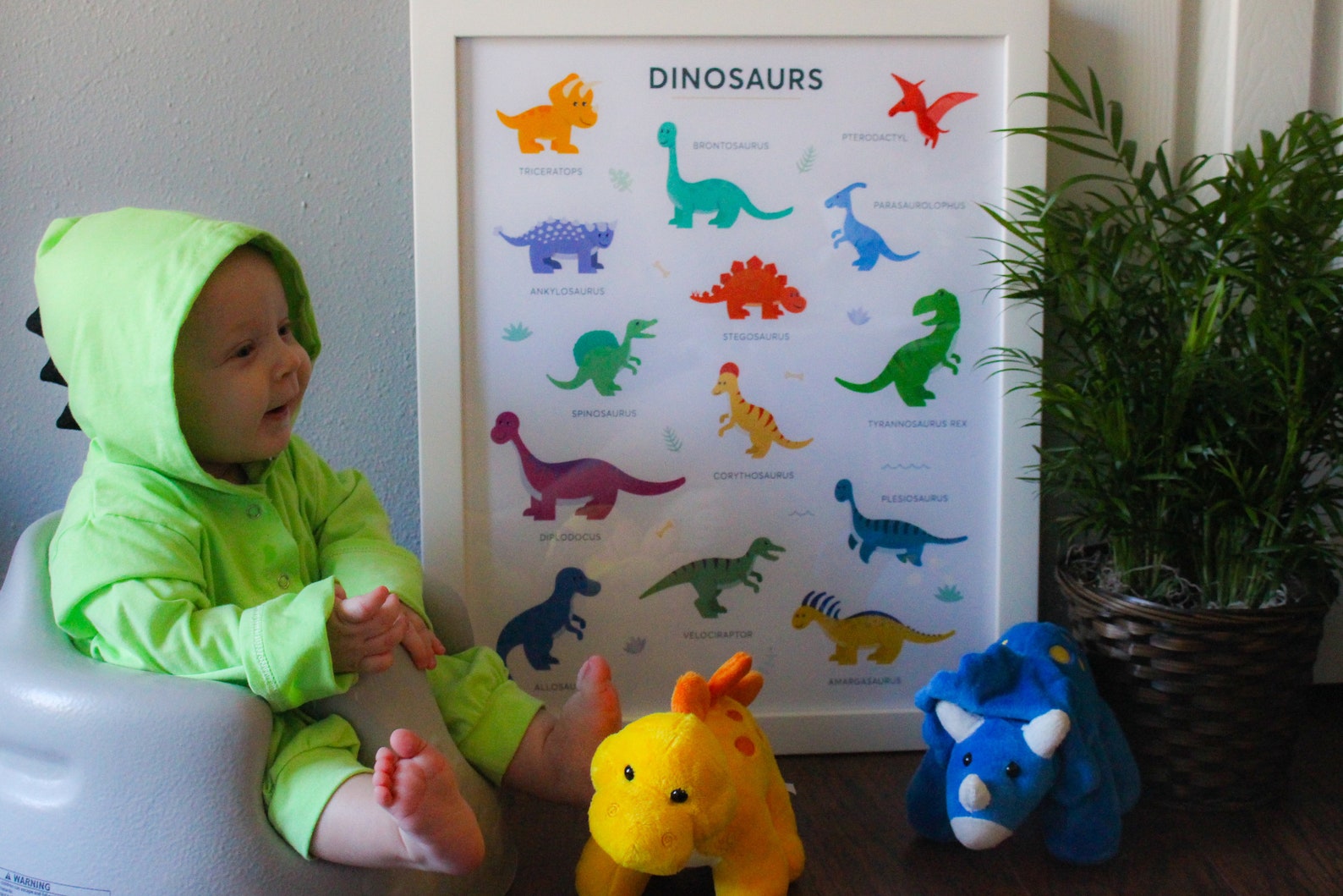 Digital Download Dinosaur Poster / Nursery Decor / Playroom | Etsy